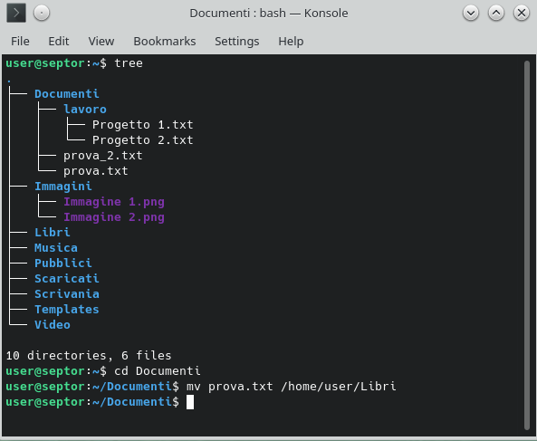 Comando Mv Spostare E Rinominare File Guida Al Terminale Di Linux